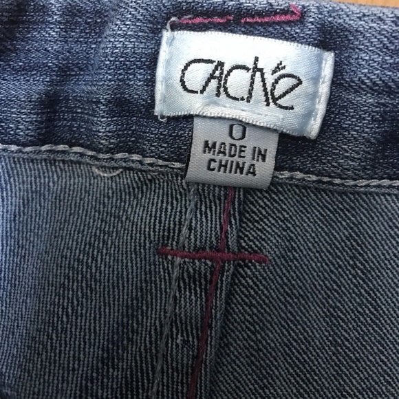 Cache | Jeans | Cache Woman Denim Jeans Sand Blast Cropped Pants | Poshmark